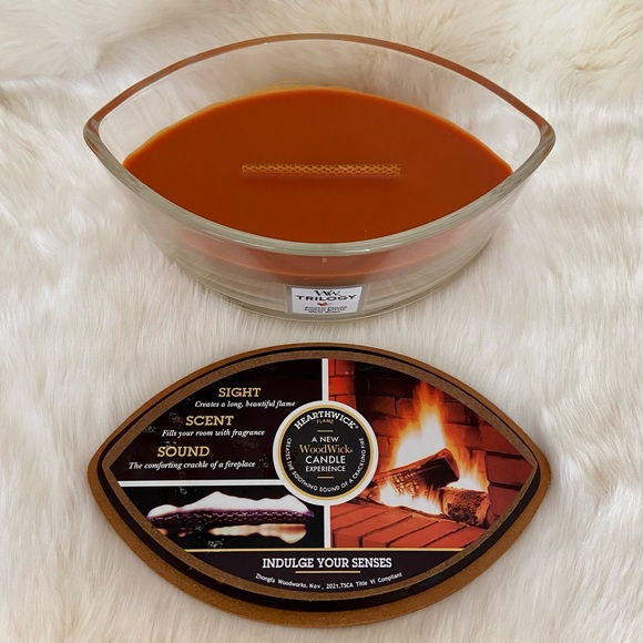 Woodwick | Accents | New Woodwick Trilogy Large Crackling Candle | Poshmark